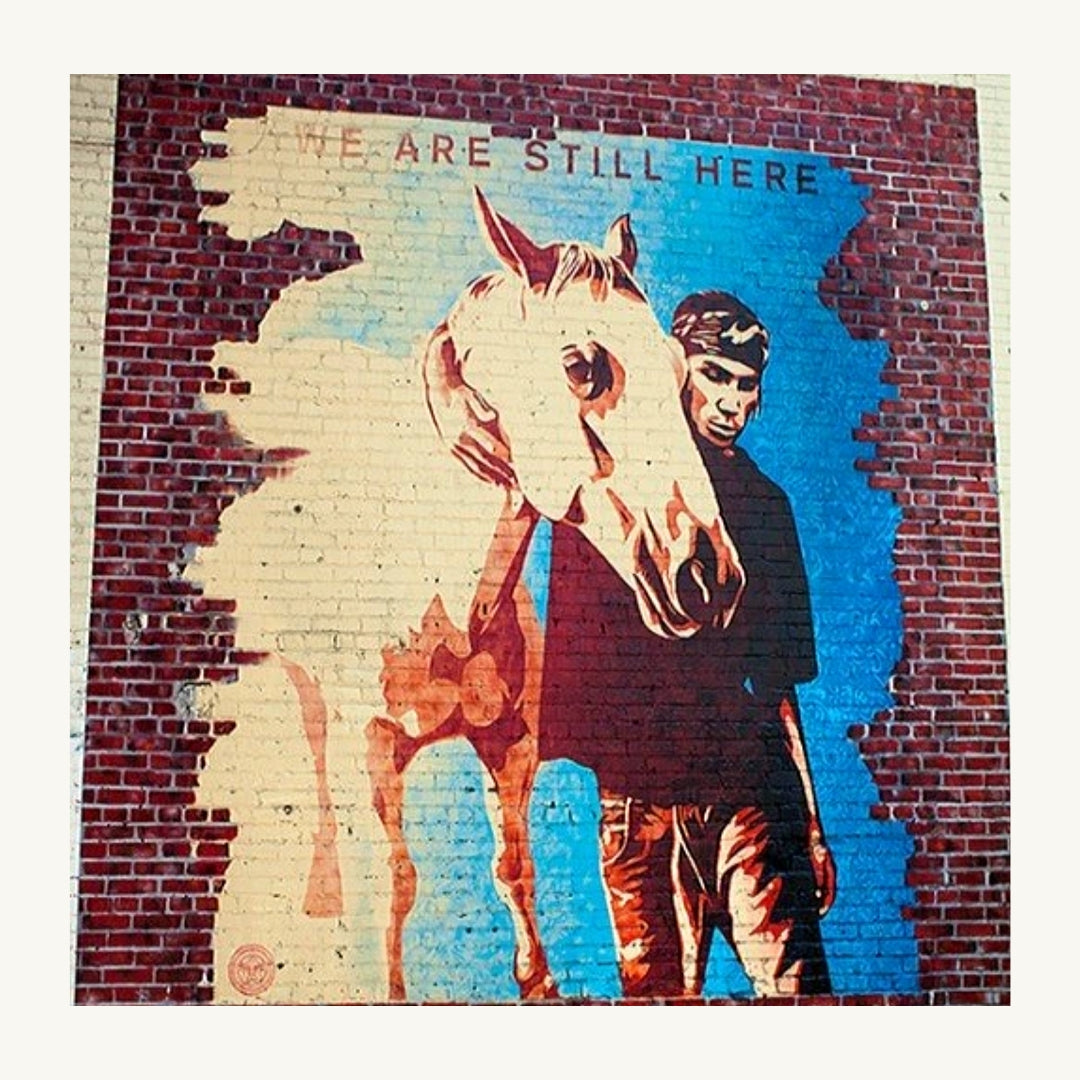 NEW “WE ARE STILL HERE” MURAL IN DOWNTOWN LA – OBEY CLOTHING